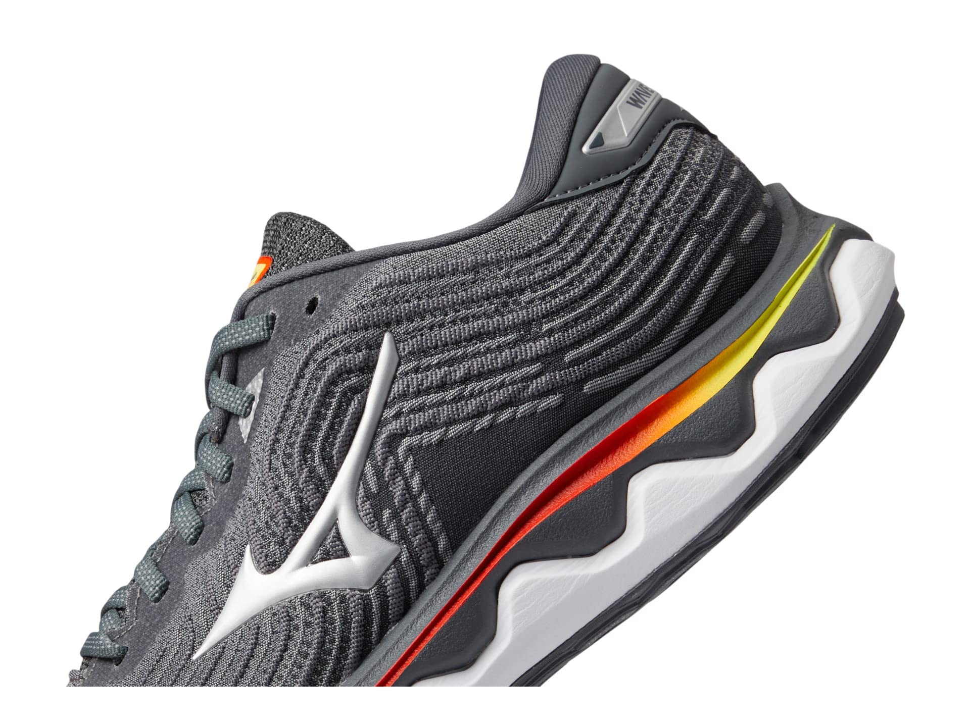 Mizuno Men's Wave Horizon 6 Sneaker, Ultimate Grey/Silver, 12