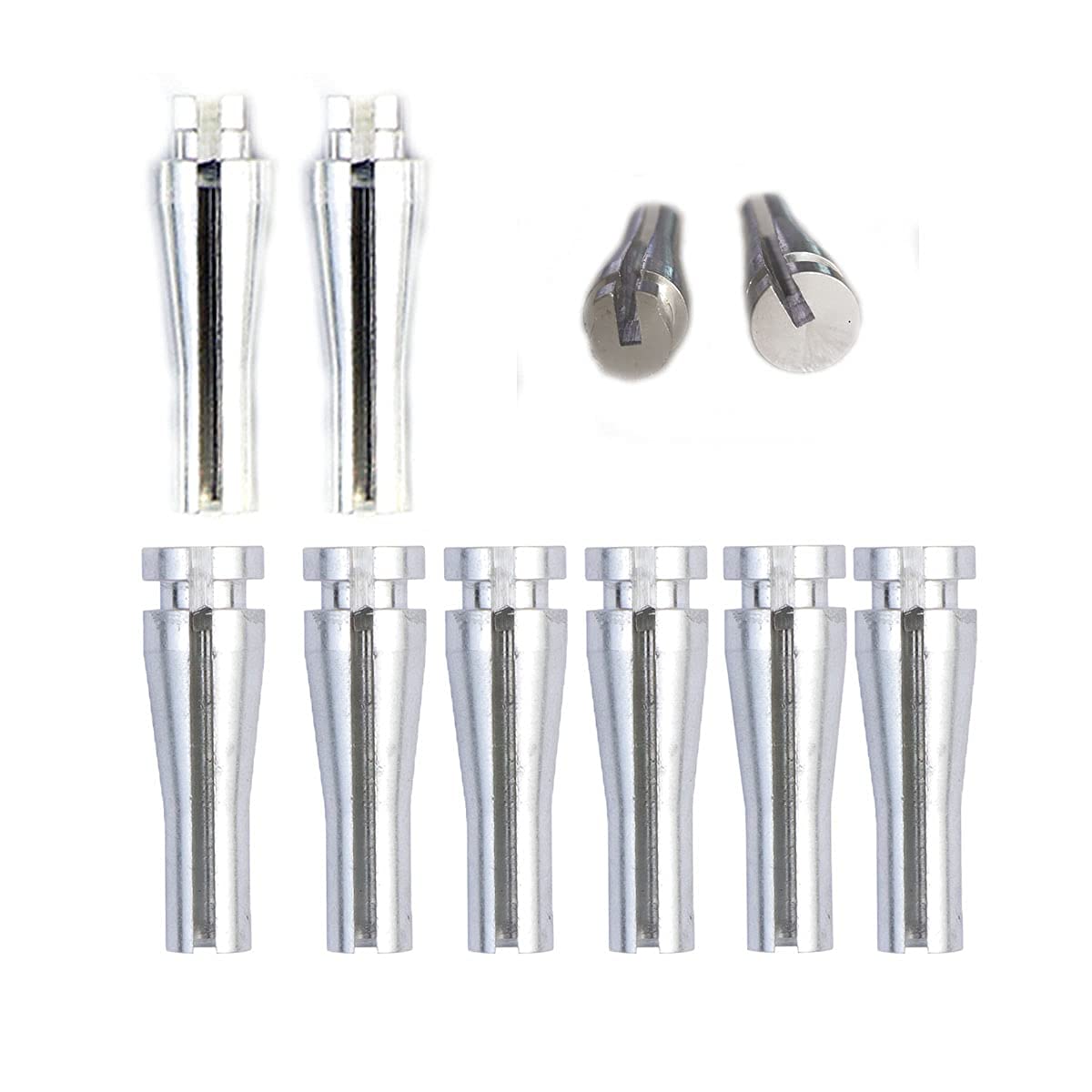 8 Ends Door Latch Cable Repair Kit Compatible with Ford F-series E-series Ranger Expedition Excursion Navigator - Repairs Four Cables (6 Standard ends 2 LOCKING CAM ends) Door Cable Repair Kit
