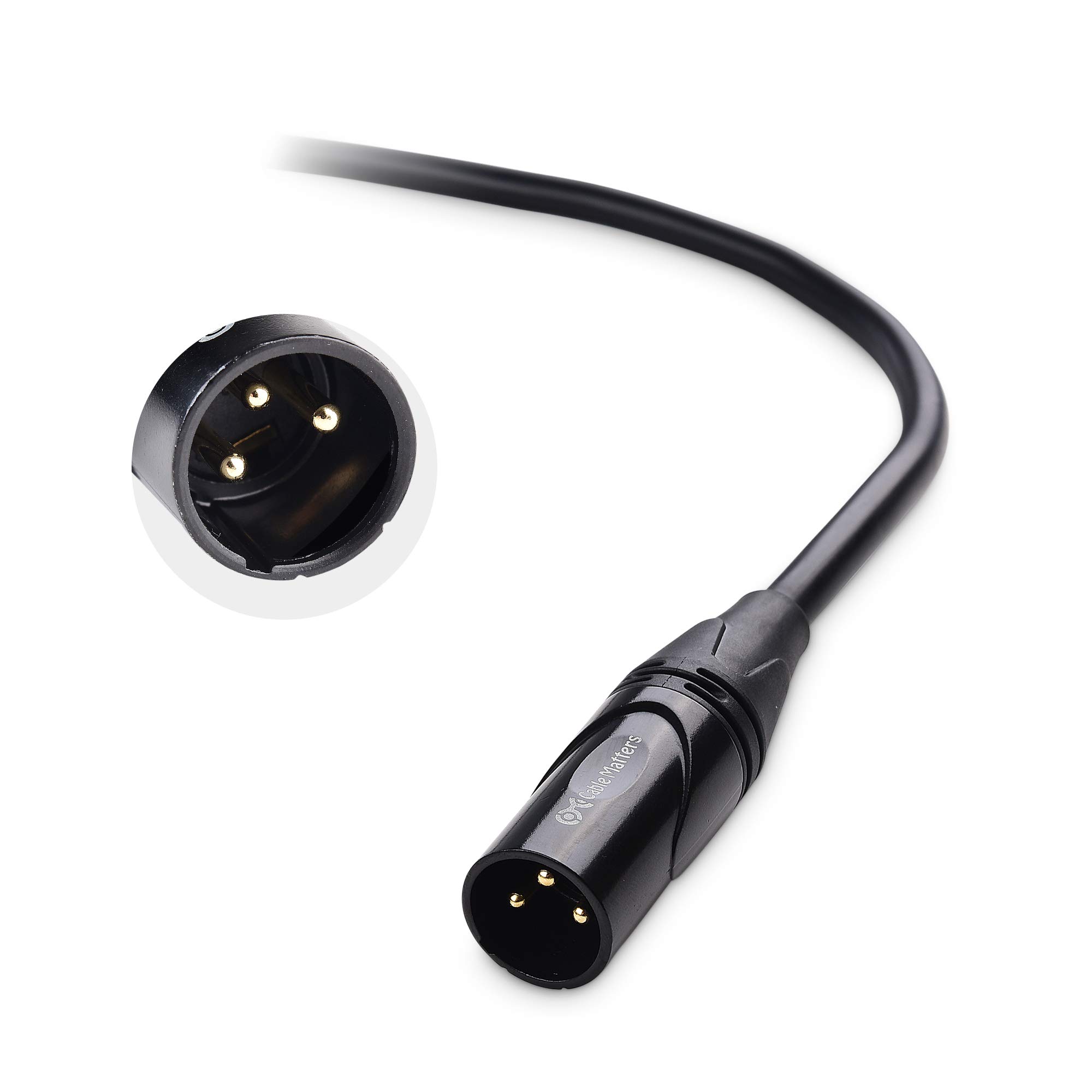 Cable Matters 6.35mm (1/4 Inch) TRS to XLR Cable 10 ft Male to Male (XLR to TRS Cable, XLR to 1/4 Cable, 1/4 to XLR Cable)