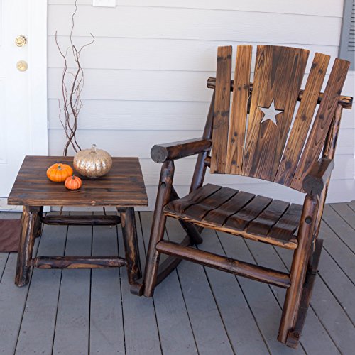 Char-Log Single Rocker with Star