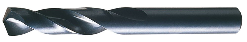 Cle-Line C23539 Heavy Duty Screw Machine Length, High Speed Steel, Steam Oxide Finish, Straight Shank, 135-Degree Split Point, Wire Size 21 (Pack of 12)