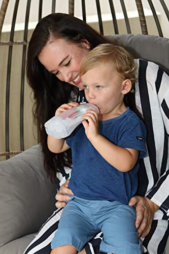Dreambaby Pouch Pal Self Feeding Baby Food Pouch Holder - No Squeeze, No Spill, No Mess Reusable Container for Toddlers 1 Count (Pack of 1)