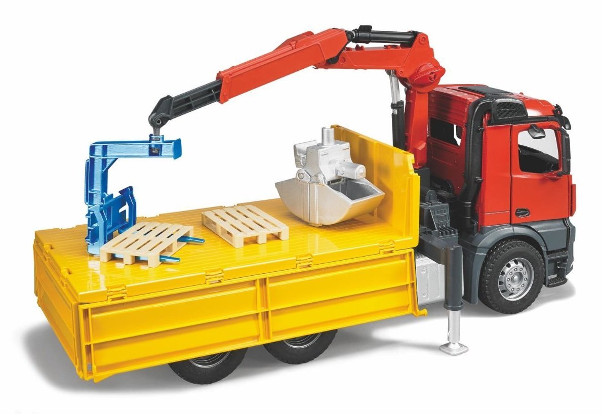 Bruder MB Arocs Construction Truck with Crane and Accessories BTA03651