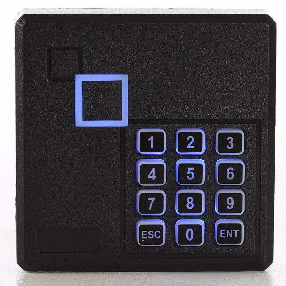 MENGQI-CONTROL TCP/IP One Door Card/Fob/PIN Code Access Control Track History Records Door Entry System Magnetic Lock Keypad Reader Metal Exit Button 110V Power Supply