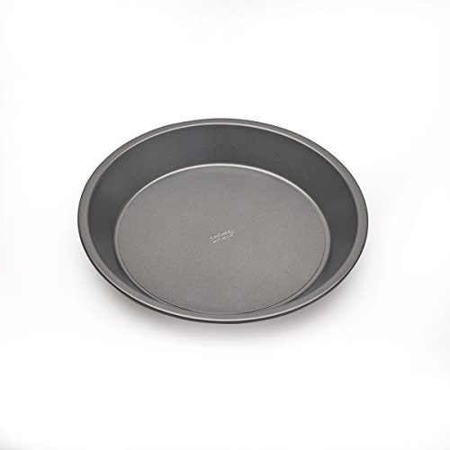Chicago Metallic Professional Non-Stick Split Decision Pie Pan, 9-Inch, Gray