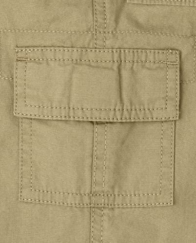 The Children's Place Baby Boys and Toddler Boys Pull On Slim Cargo Pants, Flax, 4T
