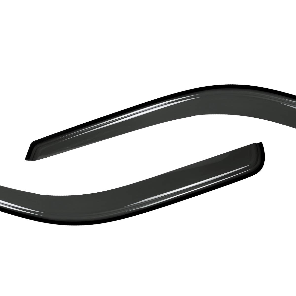 4pcs Vent Visor Side Window Deflectors Original Window Visors for 1999-2016 Ford F250/F350/F450 Super Duty Crew (SuperCrew) Cab Sun/Rain Guard 94953