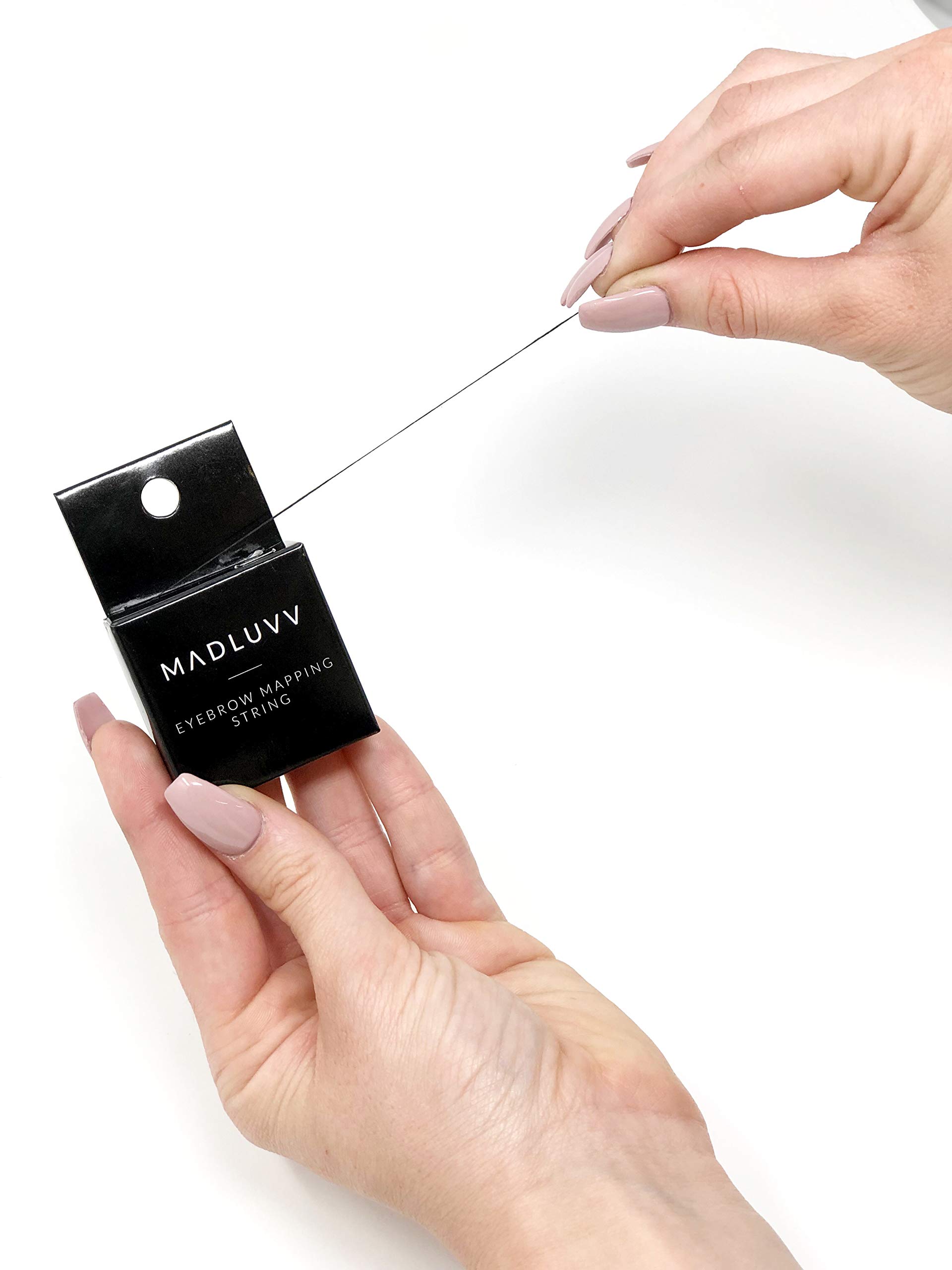 MADLUVV PMU Mapping String for Professional Brow Artistry, Pre-Inked String for Professional Eyebrow Mapping, Cosmetic Grade, Hypoallergenic & Cruelty Free β 1 Pack