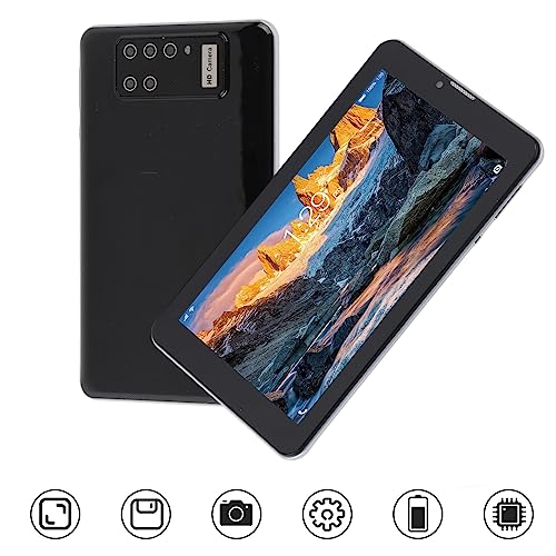 32GB Tablet, Dual SIM Dual Standby 7 Inch IPS HD Tablet Octa Core for Work (US Plug)