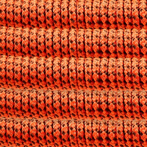 armen LIVING LCSTBABLTNG30 Shasta Outdoor Metal and Tangerine Rope Stackable Barstool, 30" Bar Height Set of 2
