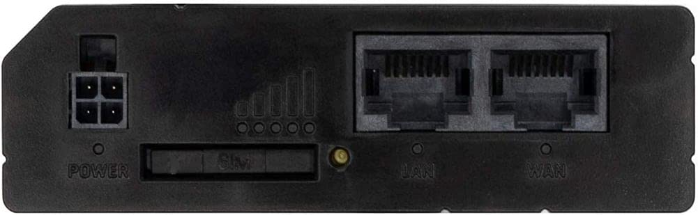 Teltonika RUT24002U000 Model RUT240 Industrial 3G/4G LTE Cellular Router for Verizon; Automatic Switch to Available Backup Connection; Wireless Access Point with Hotspot Functionality