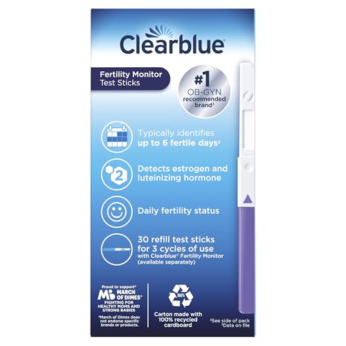 Clearblue Fertility Monitor Test Sticks, 30 Count