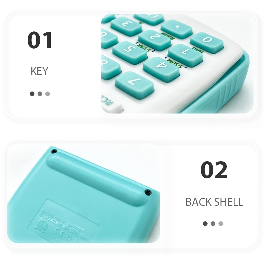Colorful Scientific Calculator,Scientific Calculator with Cute Design for School and Business (Purple)