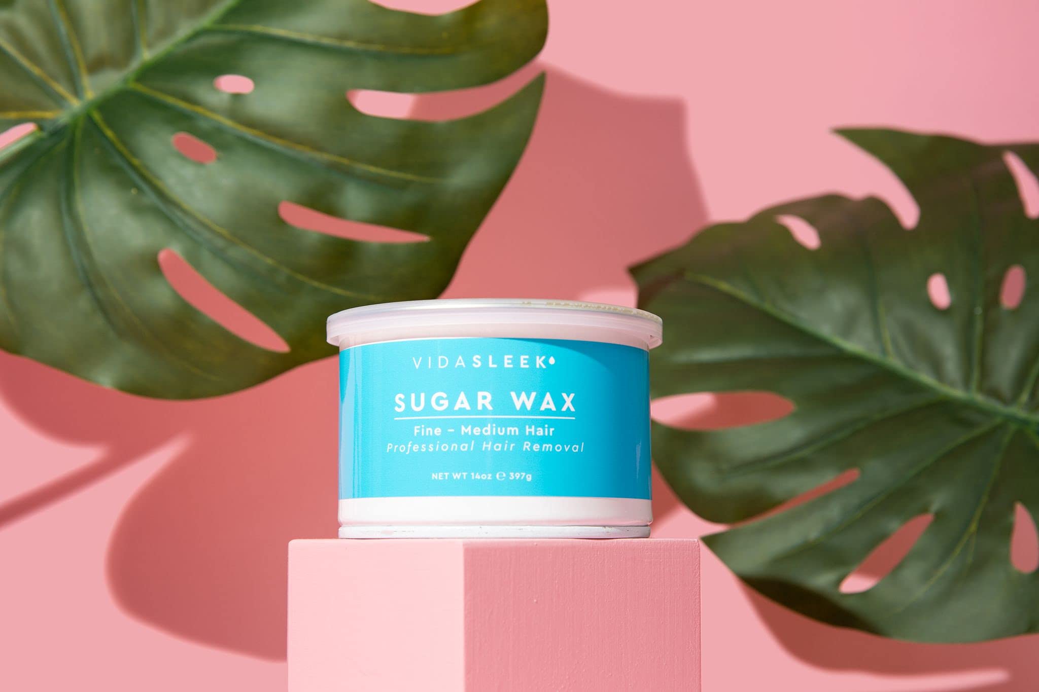 Full Body Hair Removal Sugar Wax For Fine to Medium Hairs - All Natural - Professional Size 14 oz. Tin