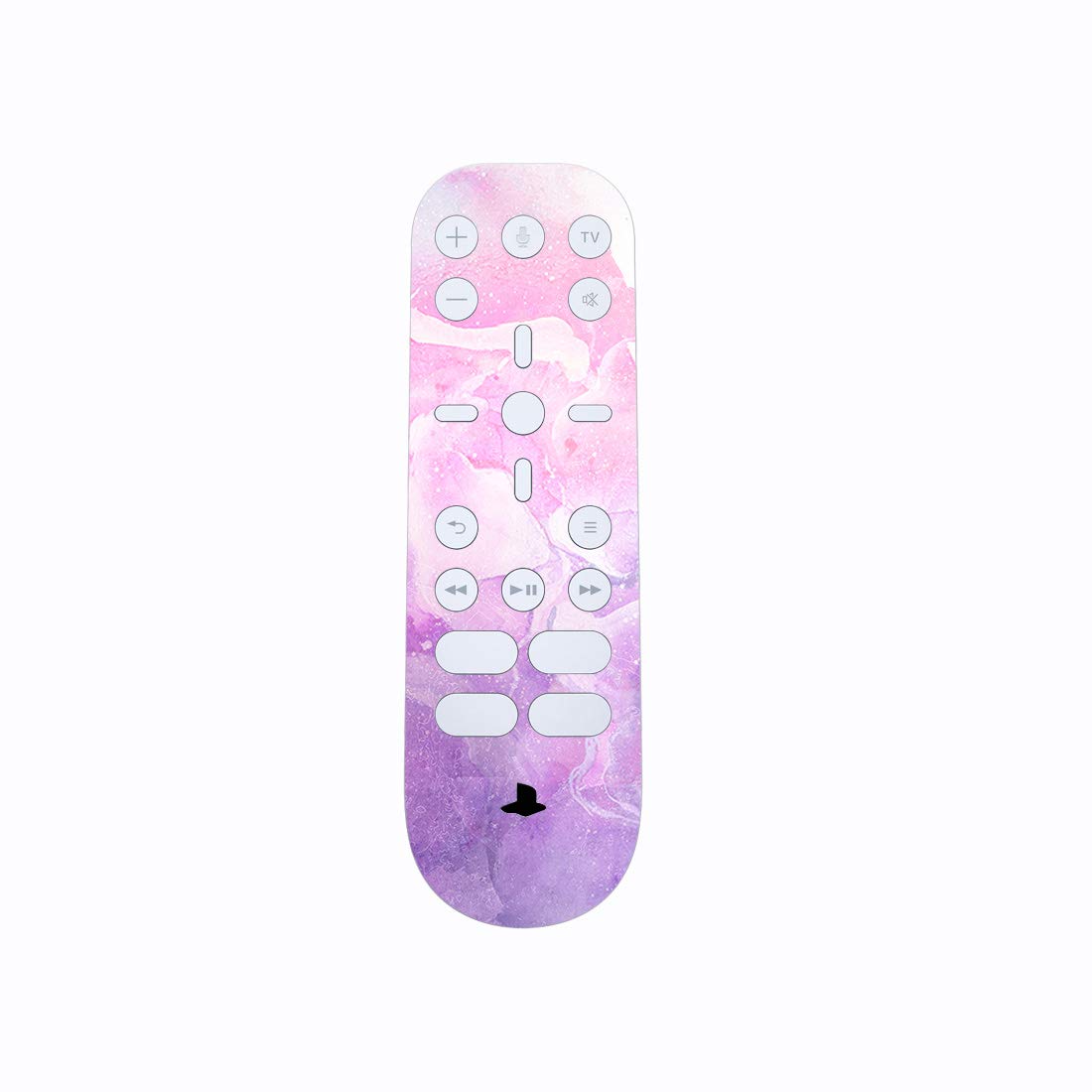 PlayVital Pink Watercolor Full Set Skin Decal for ps5 Console Disc Edition, Sticker Vinyl Decal Cover for ps5 Controller & Charging Station & Headset & Media Remote