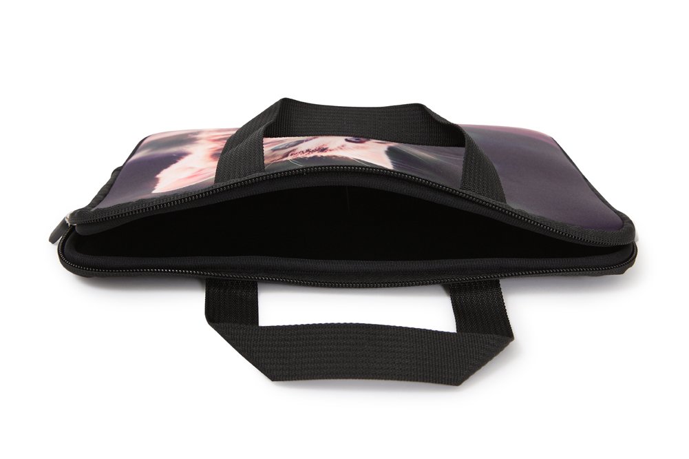 Universal 7-9 inch Tablet Sleeve Ultra-Portable, Neoprene Carrying Sleeve Case Bag Compatible With 7" 8" 8.5" 8.9" 9" Apple iPad Mini, Samsung, Google, HP, Acer (Purple Butterfly)