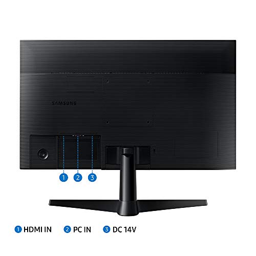 SAMSUNG 27-inch T35F LED Monitor with Border-Less Design, IPS Panel, 75hz, FreeSync, and Eye Saver Mode (LF27T350FHNXZA), Dark Blue Gray (Renewed)