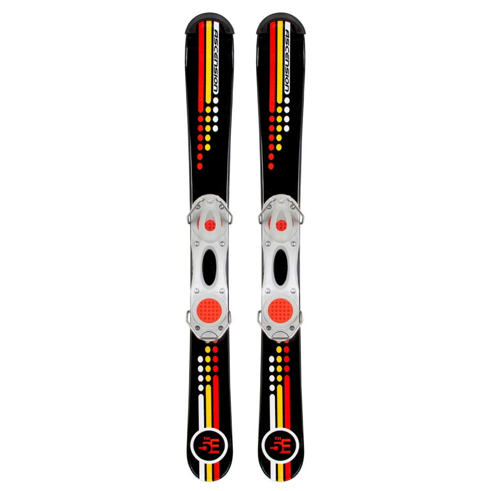 5th Element Ascension Ski Blades, Ski Boards, Snow blades for Men and Adult with adjustable bindings -Twin Tip Freestyle Mini Skis Short Skis -for tricks, all mountain snow skiing
