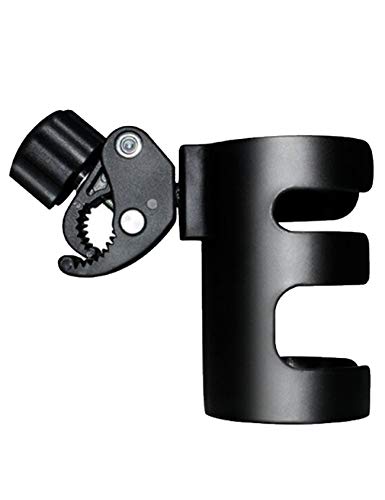 Jueshanzj Universal Baby Stroller Cup Holder for Walker Wheelchair Pushchair Trolleys Bike Black (Multipurpose) Suitable for Most Cup
