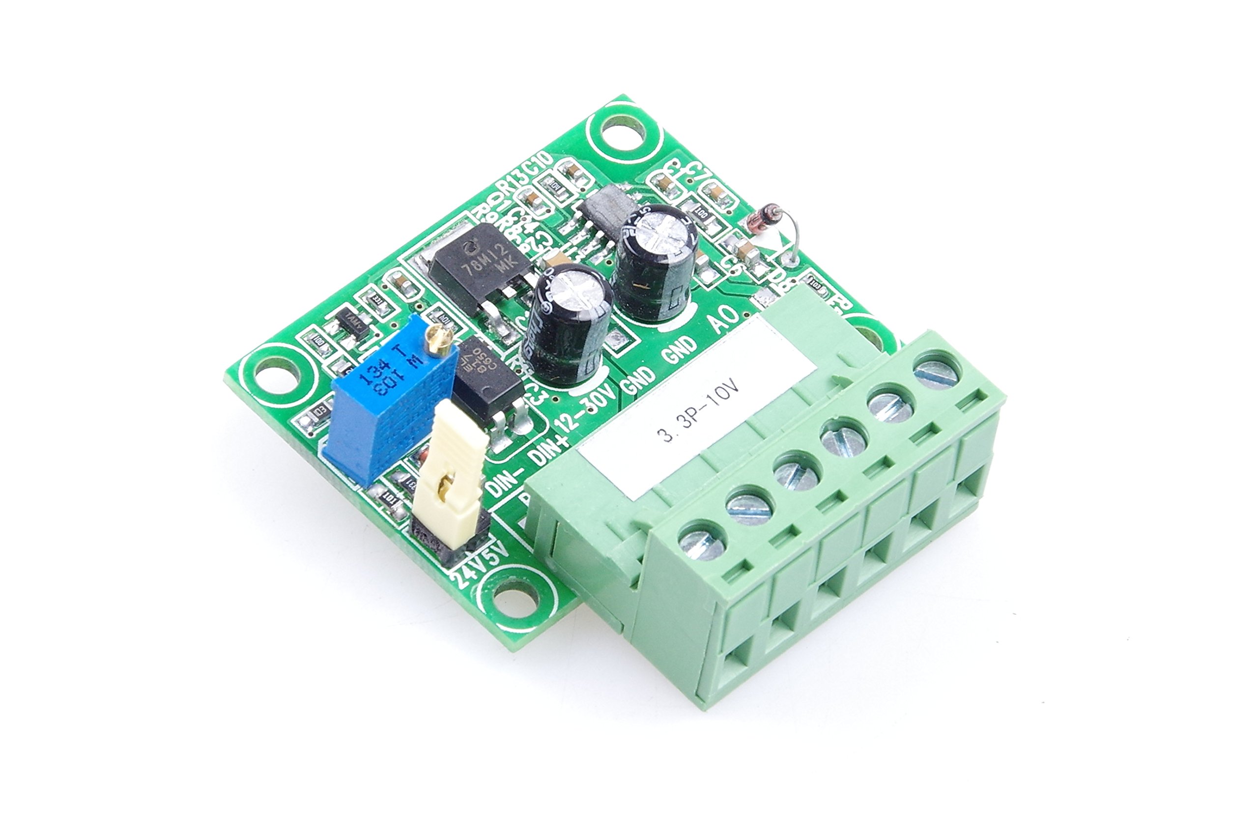 KNACRO 3.3V 0-100% PWM to 0-10V Conversion Module Digital to Analog Module PLC Industrial Interface Conversion Module