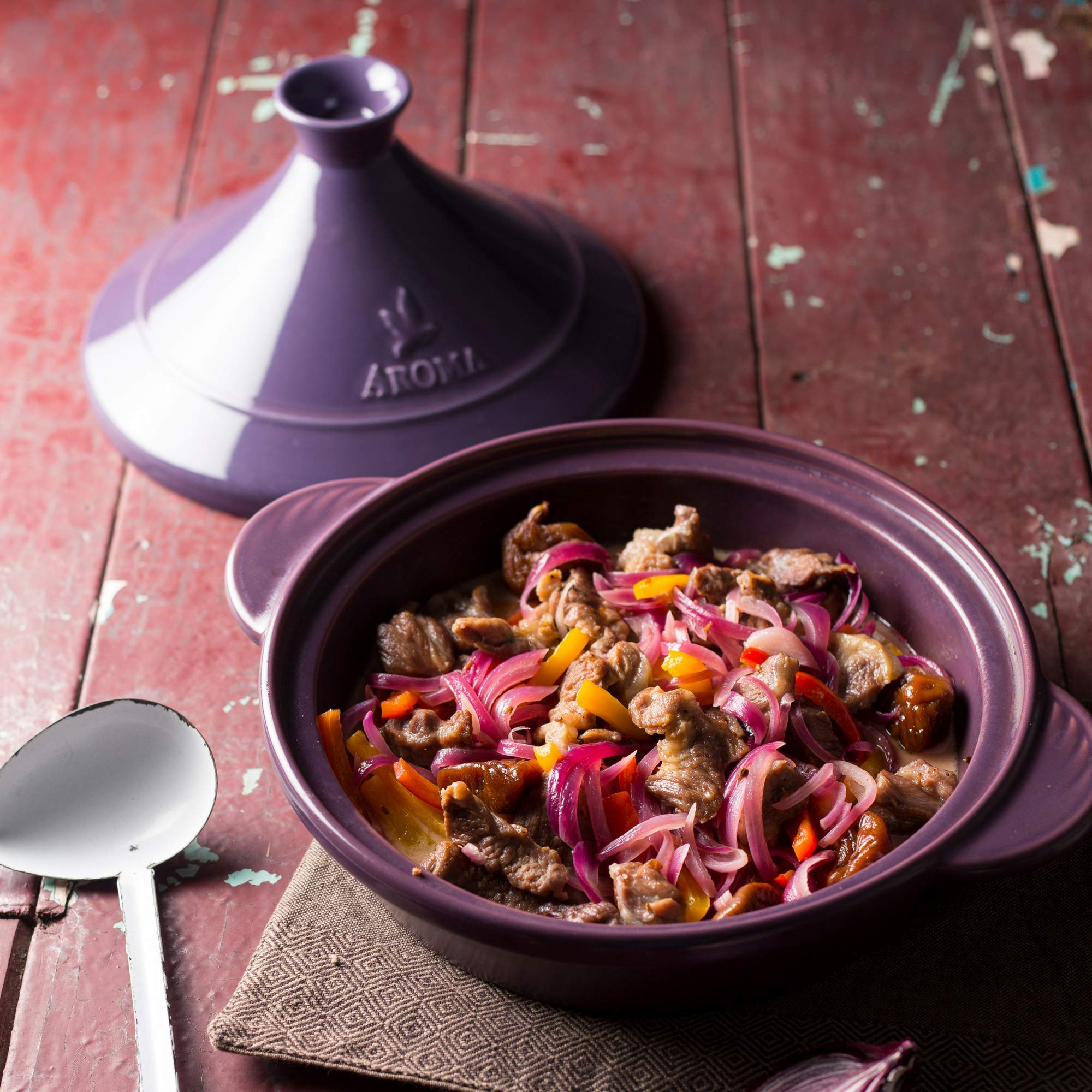 Aroma Housewares, Ruby Red Aroma DoveWare 11 Inch Tagine,