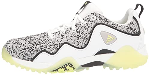 adidas Women's Codechaos 21 Primeblue Spikeless Golf Shoes, Grey One/Core Black/Pulse Lime, 9