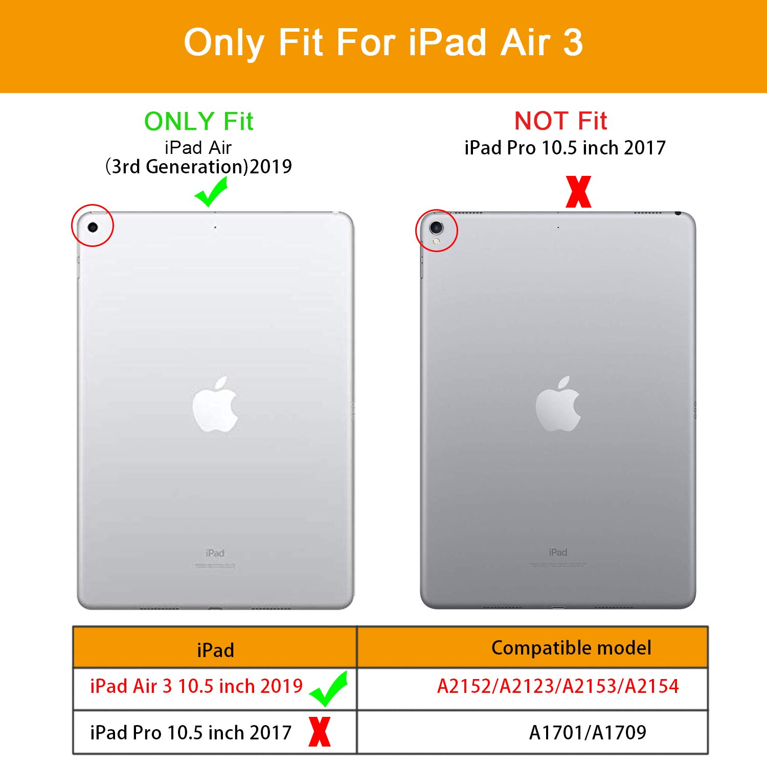 Soke Case - for iPad Air 3 10.5 Inch 2019 3rd Generation,[Luxury Series] Extra Protective But Slim Cover with Pencil Holder and Strong Magnetic, 5 Convenient Stand Angles, Auto Sleep/Wake - Black