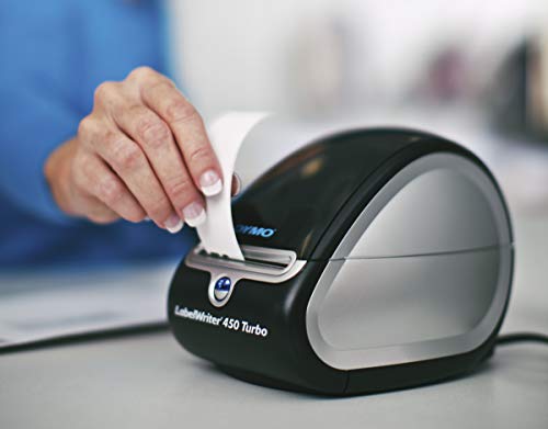 DYMO Label Printer | LabelWriter 450 Turbo Direct Thermal Label Printer, Fast Printing, Great for Labeling, Filing, Mailing, Barcodes and More, Home & Office Organization