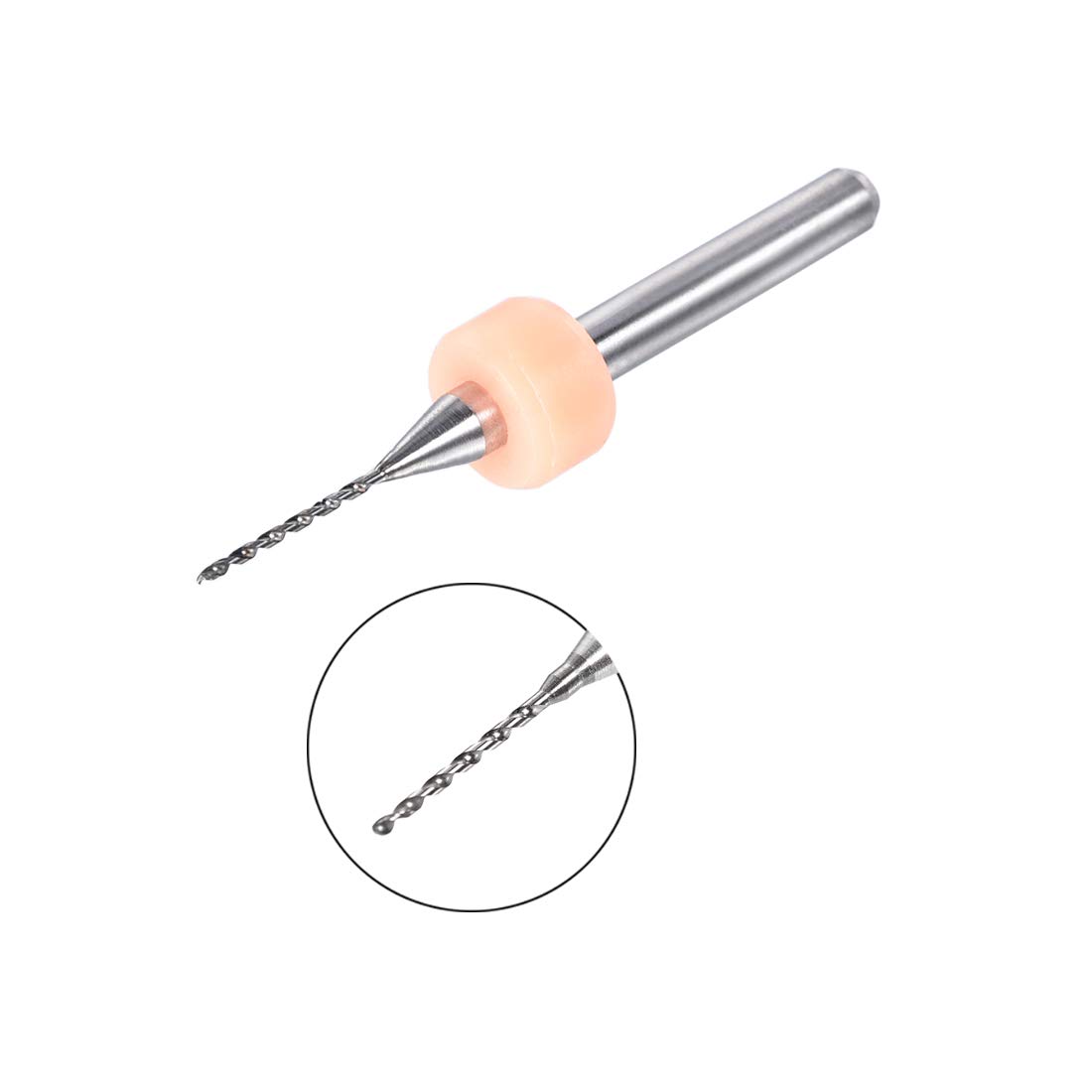 uxcell PCB Drill Bits 0.15mm-1.0mm Tungsten Carbide Rotary Tool Jewelry CNC Engraving Print Circuit Board Micro Drill Bits 1/8 Inch Shank 2 Set (20 Pcs)