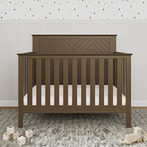 Child Craft Atwood 4-in-1 Convertible Baby Crib (Cocoa Bean)
