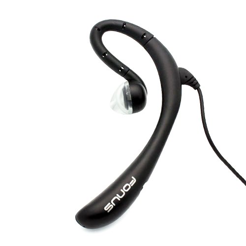 Behind-The-Ear WIRED Hands-free Headset MONO Headphone 3.5mm Single Earphone w Boom Mic for iPad, iPhone 6S 6 Plus 5S 4S - Samsung Galaxy S8 S8+ S6 S7 Edge S5 Note 5 4 3 - LG G5 G6 V20 - Google Pixel