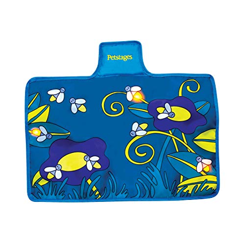Catstages Nighttime Interactive Quiet Cat Toy, Glow Firefly Mat