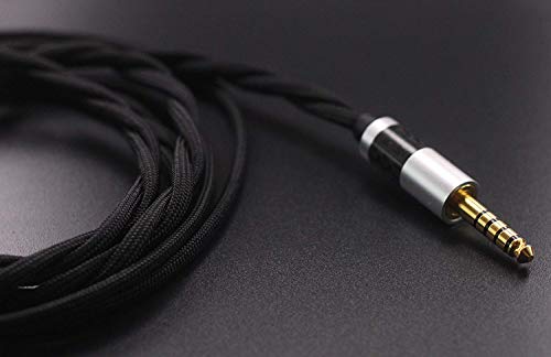 KK Cable H-PW WM1A/1Z, NW-ZX300A, PHA-2A 4.4MM Male Balanced for HD580, HD600, HD650 etc. Headphones Replacement Cable, Audio Upgrade Cable. (1.5M/4.9ft)