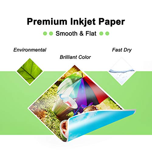 Koala Brochure Paper Double Side Glossy for Printing Photo 8.5X11 Inches 100 Sheets Compatible with Inkjet Printer 42LB