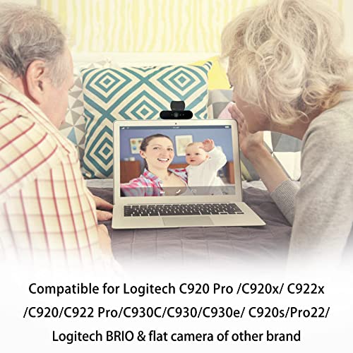 Camera Cover Compatible for Logitech Brio 4K camera,Logitech C920 Pro /C920x/ C922x/ C920/C922/C922 Pro/C930C/C930/C930e/ C920s/Pro 22 & Flat Camera,Protect Your Privacy and Security,Strong Adhesive