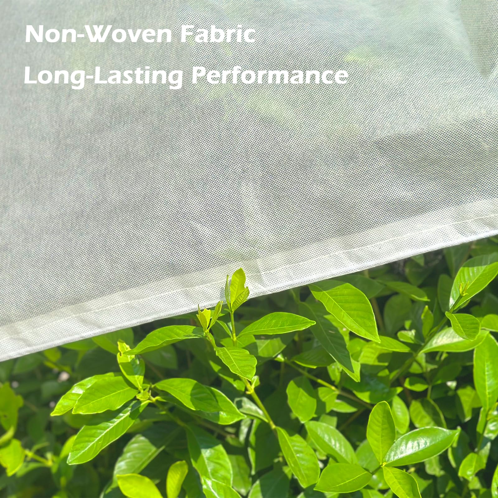 6 Pack Plant Covers Frost Protection Bag Winter Drawstring Plant Covers Winter Reusable Plants Jacket for Fruit Tree Shrub Potted Plants (24" x 31.5")