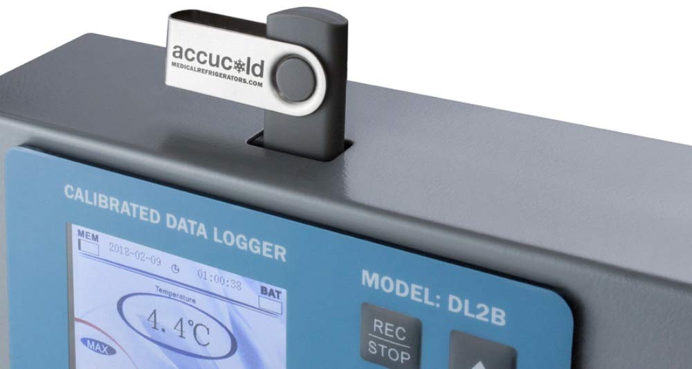 Summit Appliance DL2BKIT NIST Calibrated USB Digital Data Logger (DDL) with Large Display, Internal Memory, and Alarm in Standalone Kit Form for Aftermarket Installation