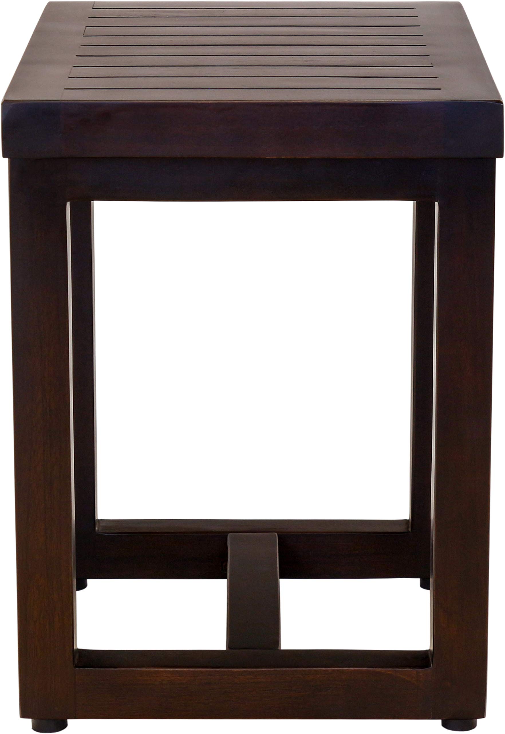 AquaTeak 18" Spa Mocha Teak Shower Bench