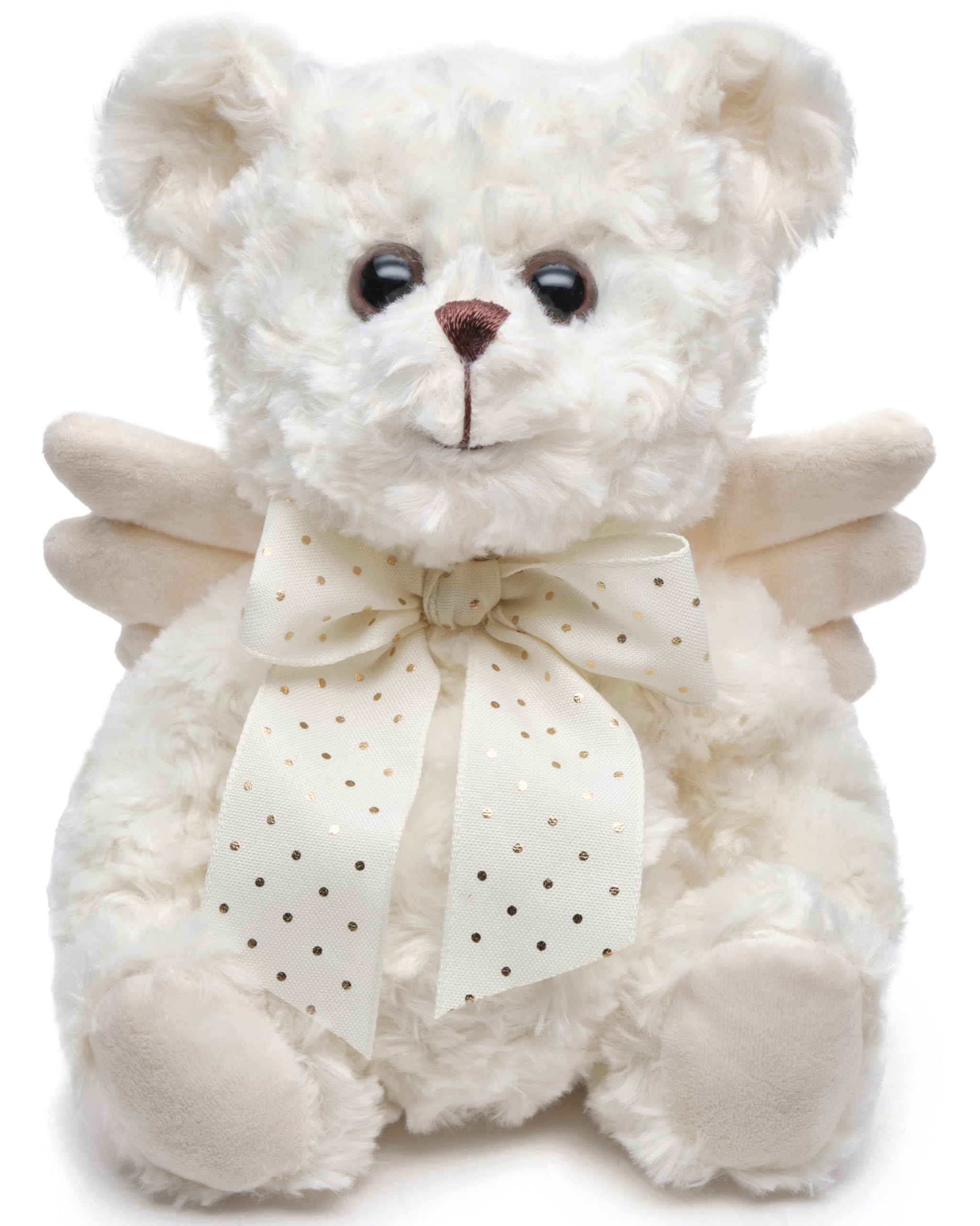 Bearington Peace, 12 Inch Teddy Bear Angel Stuffed Animal, Makes a Great Gift for Baptism, Birthday, Anniversary, or Holiday