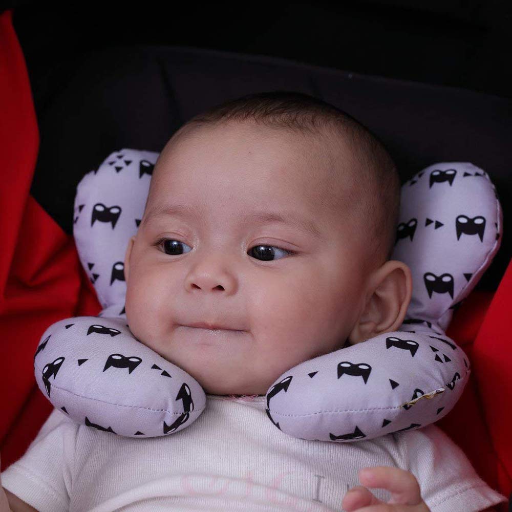 G-Tree Baby Child Head and Neck Support, Pushchair Car Seat Pillow Headrest for 0-1 Years Toddler, Best Gifts for Kids, Batman