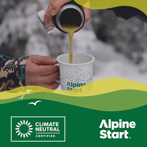 Alpine Start Premium Instant Coffee, Medium Roast Coffee, Original Blend Arabica Coffee, Dairy, Soy & Gluten Free, 8 count, 0.74 oz (Pack of 1)
