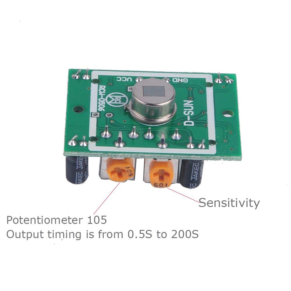 3 Pack HC-SR501 Pir Motion IR Sensor Body Module Infrared