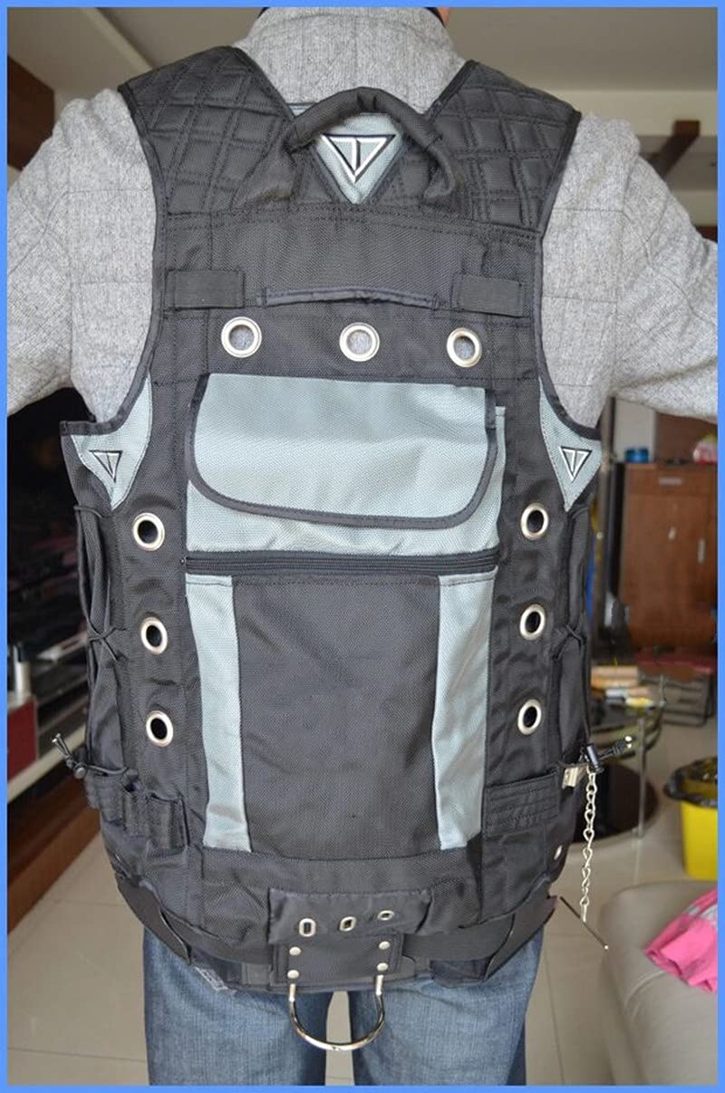 General Hardware Tools Vest Electrician Carpenter Plumber Construction Pipe Industrial Hardware Kit Vest Vest (black) (Orange)