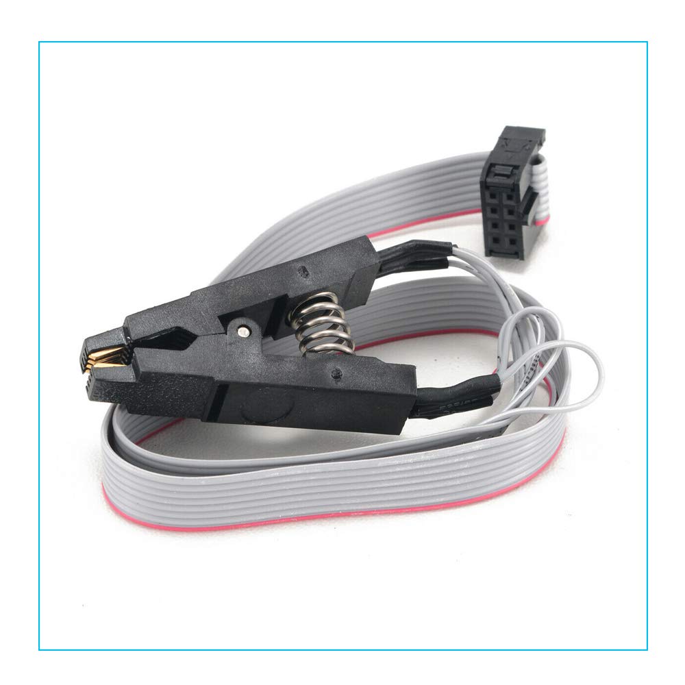 KOOBOOK 1Set CH341A 24 25 Series EEPROM Flash BIOS USB Programmer+SOIC8 SOP8 Test Clip+SPI Flash 1.8V Adapter+SOP8 SOIC8 to DIP8 Adapter Socket Converter
