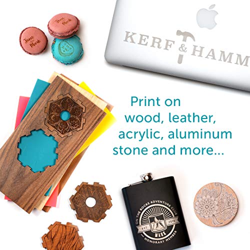 Glowforge Plus 3D Laser Printer – The Fast, Easy, and Powerful Tool for Wood, Leather, Craft, Paper, Fabric, and DIY. The Ultimate Hobby Laser Cutting & Engraving Machine