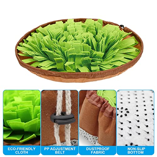 BBdis Snuffle Mat for Dogs,Adjustable Snuffle Mats,Snuffle Foraging Mat for Smell Training and Slow Eating,Snuffle Mat for Large/Medium/Small Dogs(18.9 * 18.9 * 3.1)