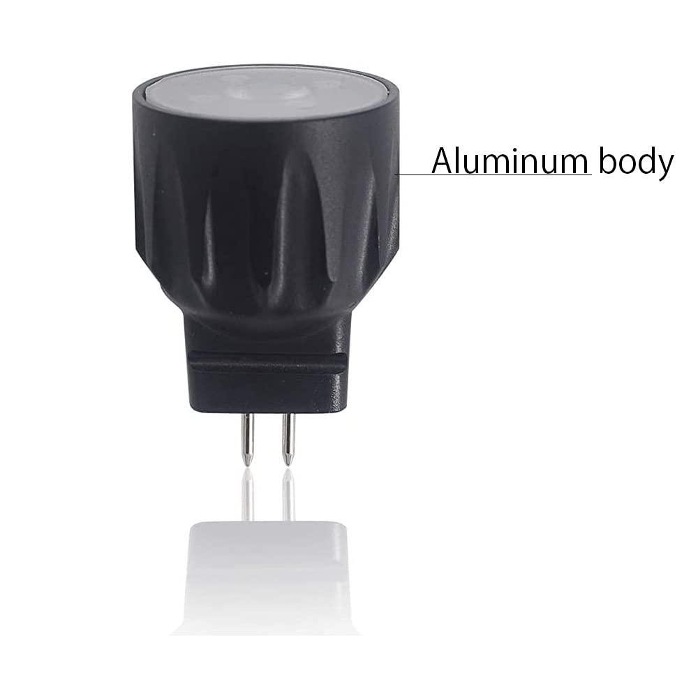 Arrownine MR8 Led Bulb 2.5Watt Equivalent to 20Watt Halogen Bulb 9-15V AC/DC Aluminum Heat Dissipation Base for Outdoor Landscape Lighting Exterior Dormer Lighting Soft Warm White 2700K 4-Pack
