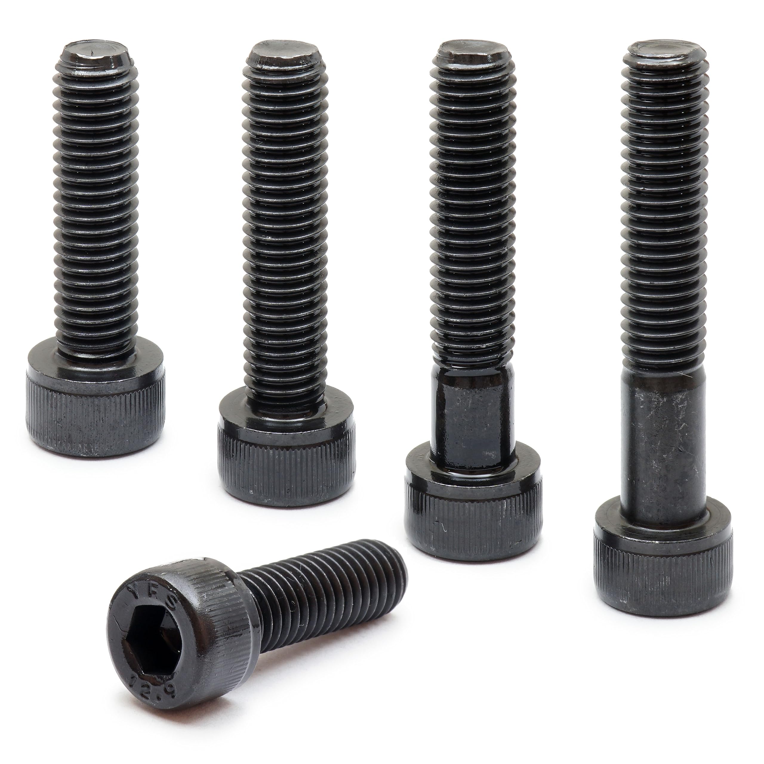 MonsterBolts - M2 x 4mm Socket Head Screws, DIN 912, Alloy Steel, Black Oxide, 20 Pack