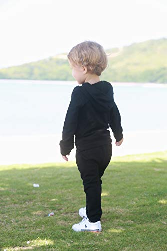 Hipealy Toddler Infant Baby Boy Clothes Hoodie Sweatshirt Pants Boys Gift Solid Color Fall Winter Outfits Set 0-6 Months