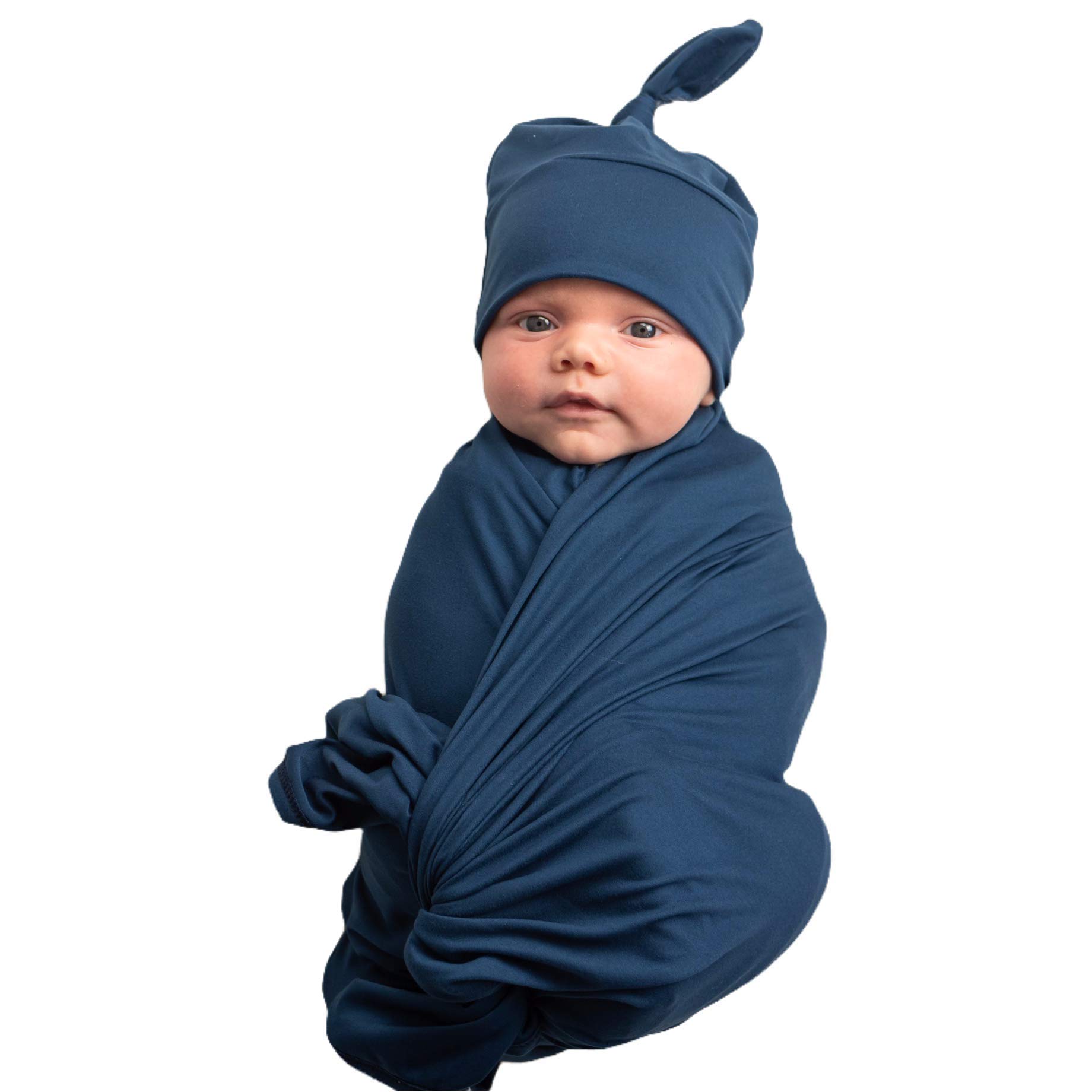 Newborn Swaddle - Adjustable Infant Swaddle Blankets Wrap for Baby Boy Girl, Motif Cotton Sleepsack, Baby Swaddles 0-3 Months